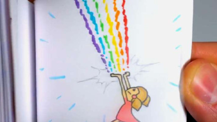 牛人耗时35天制作手翻书,成品效果堪比动画片,网友:什么时候出版?