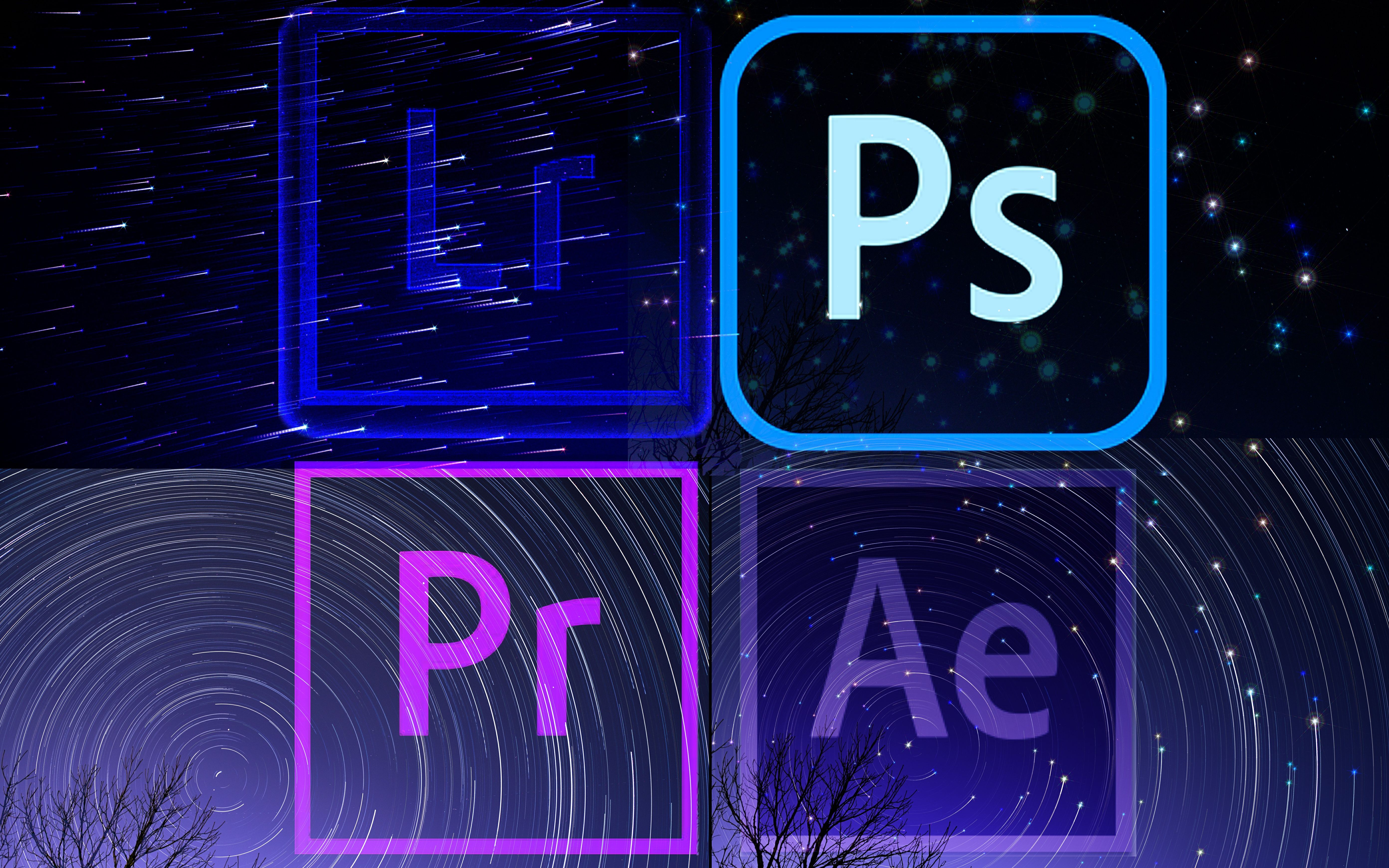 【星轨】图片视频后期制作教程——分别用LR,PS,PR,AE处理多组延时...