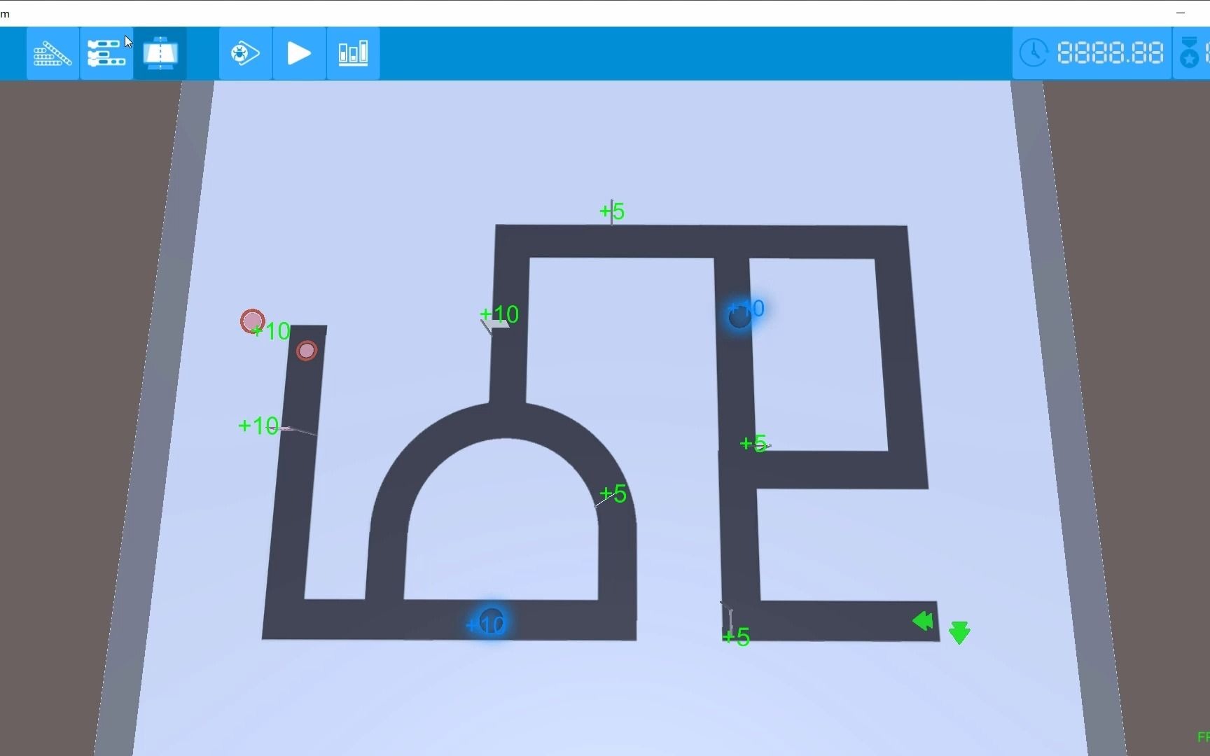 无人驾驶——虚拟机器人竞赛RoboSim练习二