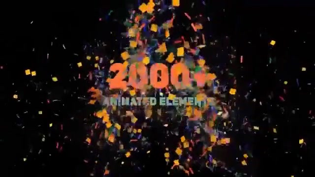更新!777余枚潮流炫酷动漫元素特效大全AE模板,V.20版