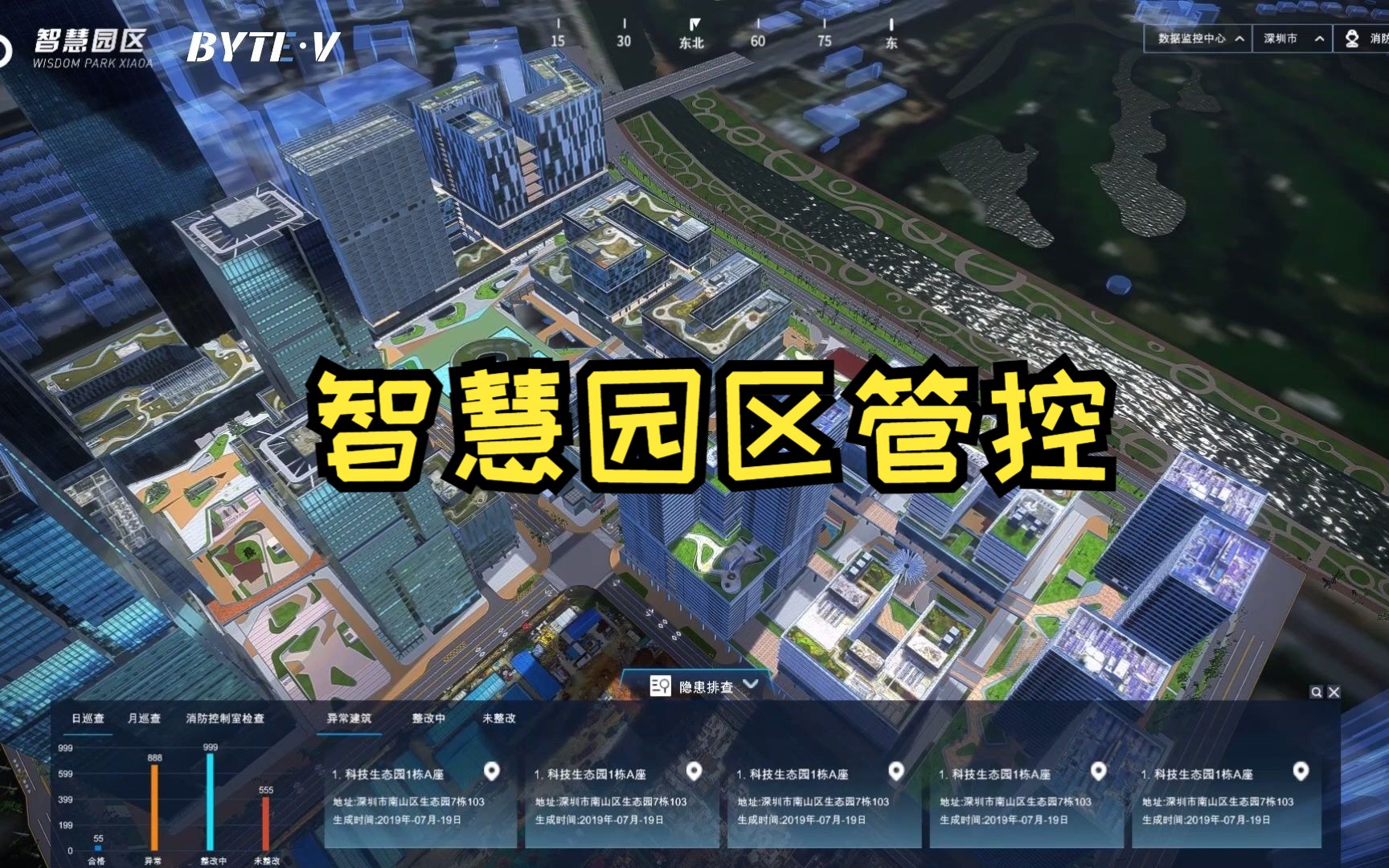 ByteV-数字孪生园区管控平台