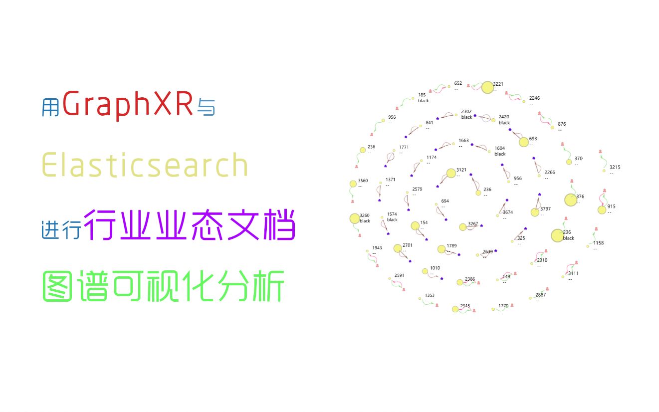 基于Elasticsearch与GraphXR的动态行业文档知识图谱可视化分析