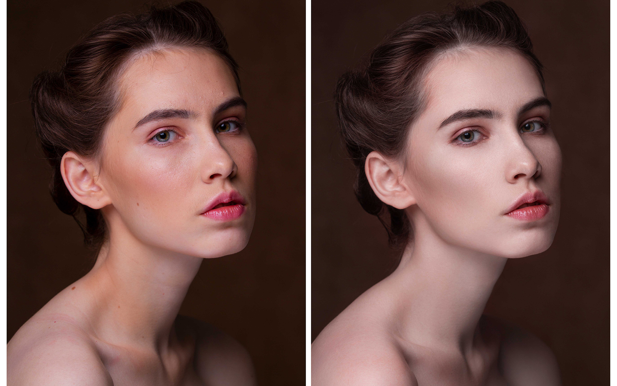 精细到毛孔的人像精修