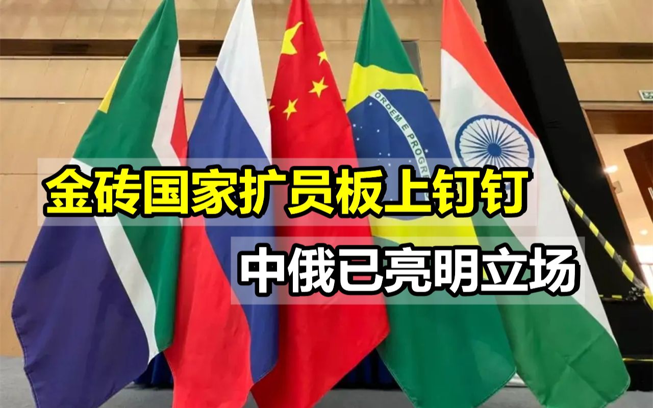 金砖扩员板上钉钉,阿根廷之后,中东三国申请入群,中俄表态