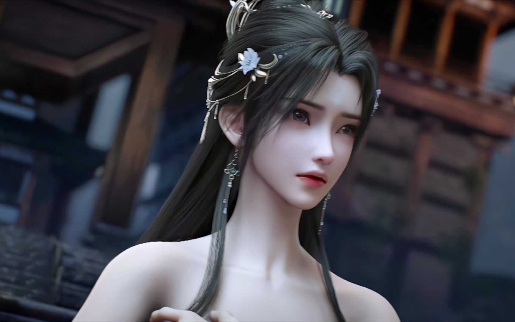 《完美世界》4K极致/143集/清漪:完了被看光了,那就以身相许吧。/清漪...