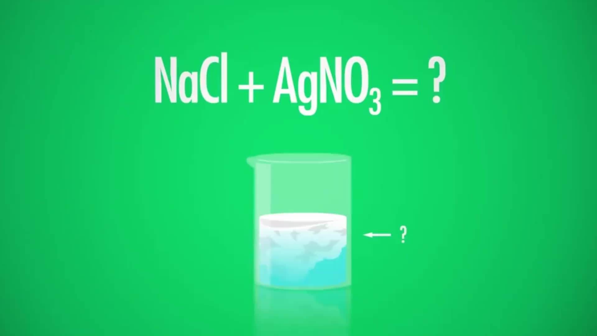 离子反应:氯化钠溶液与硝酸银溶液反应生成白色沉淀