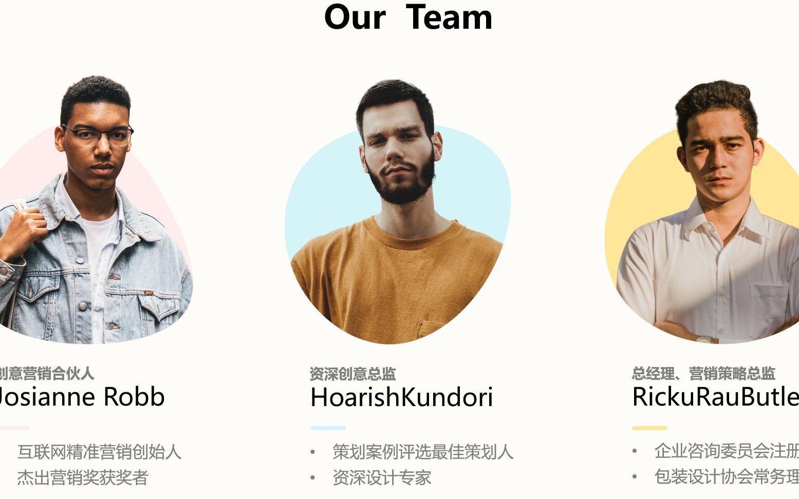 PPT中的人物创意排版