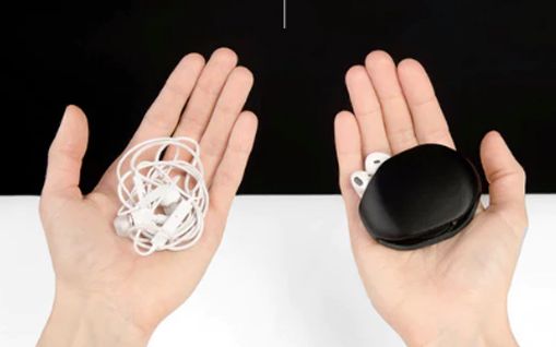 一秒收纳耳机,超好用的绕线器