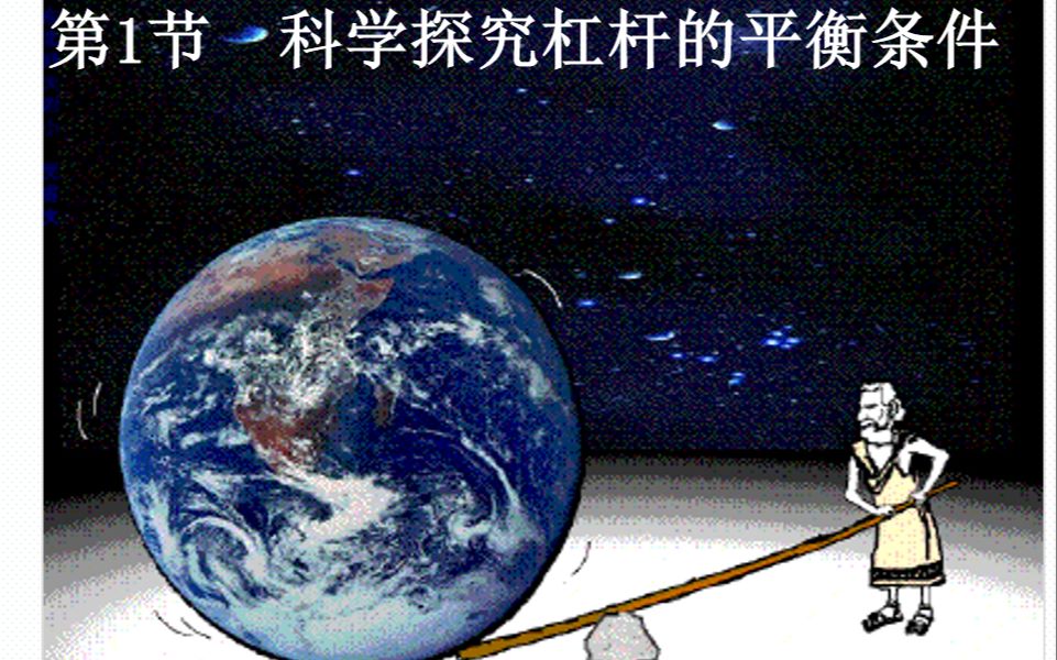 【九鼎教育】郜老师:杠杆平衡条件