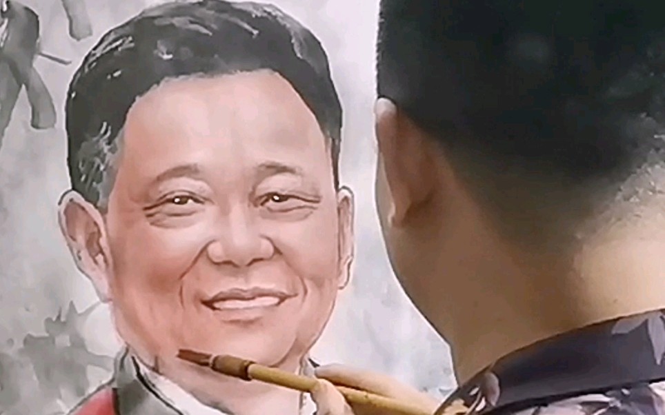 【肖像画】水墨画法创作国画人物肖像