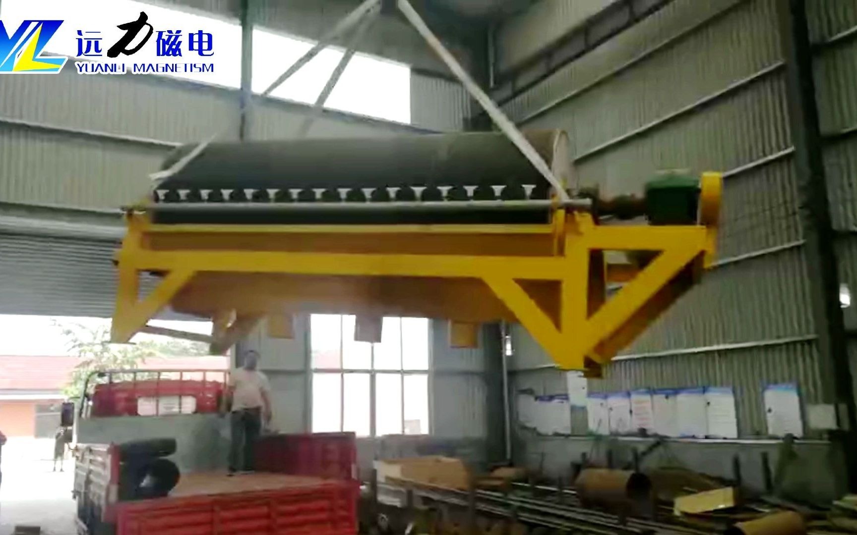 CTB永磁筒式磁选机半逆流型工作原理及生产厂家