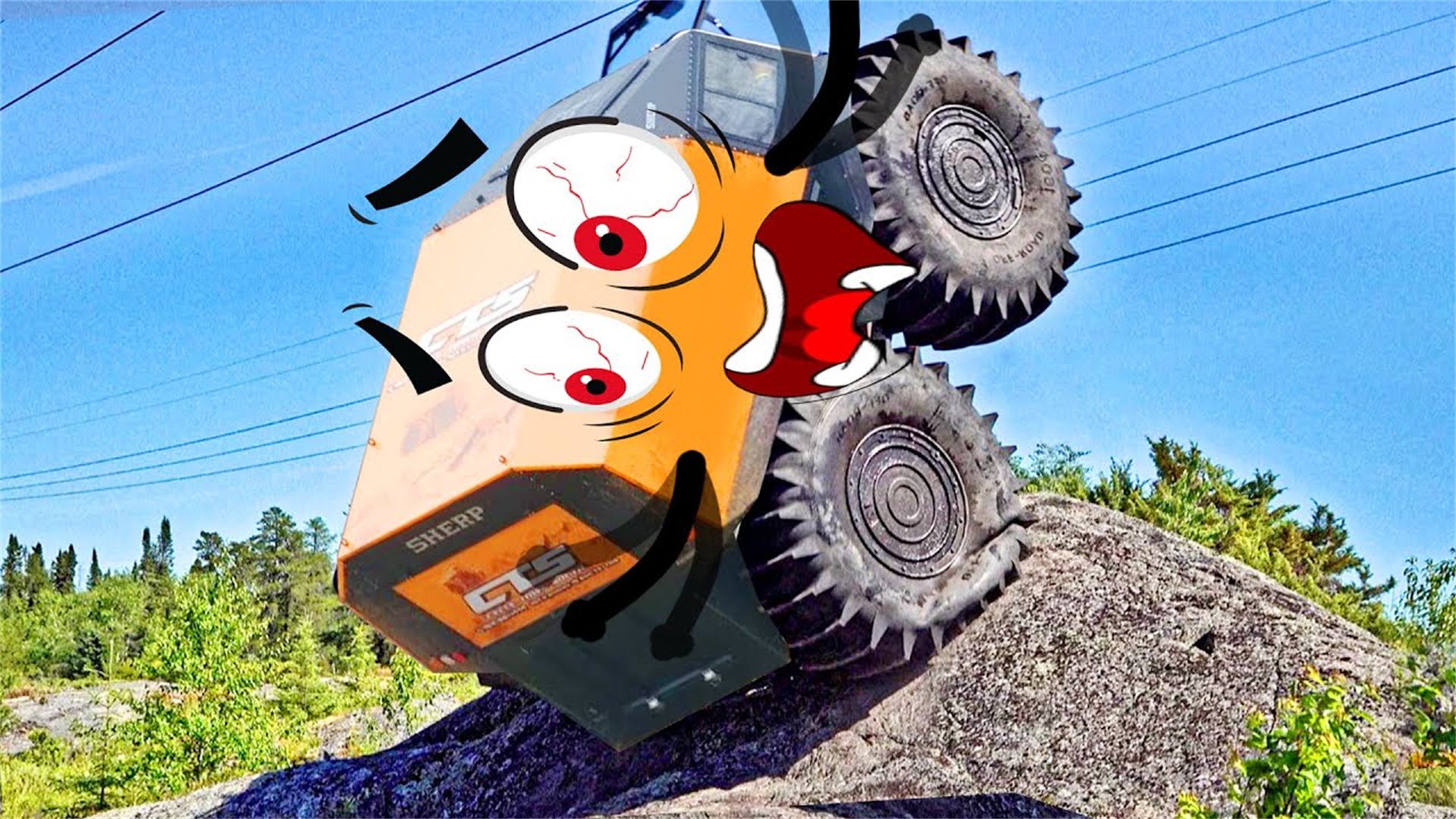 解压动画: 极限越野卡车泥浆赛,看巨型大脚车征服荒野!