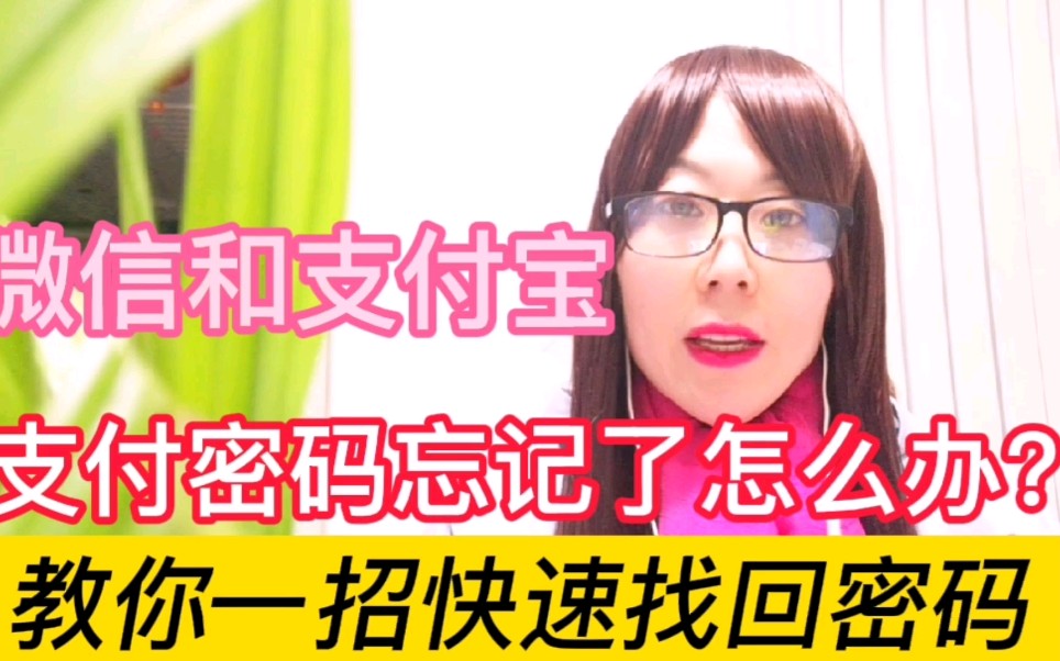 微信,支付宝的支付密码忘记了?别急!教你一招,快速找回密码