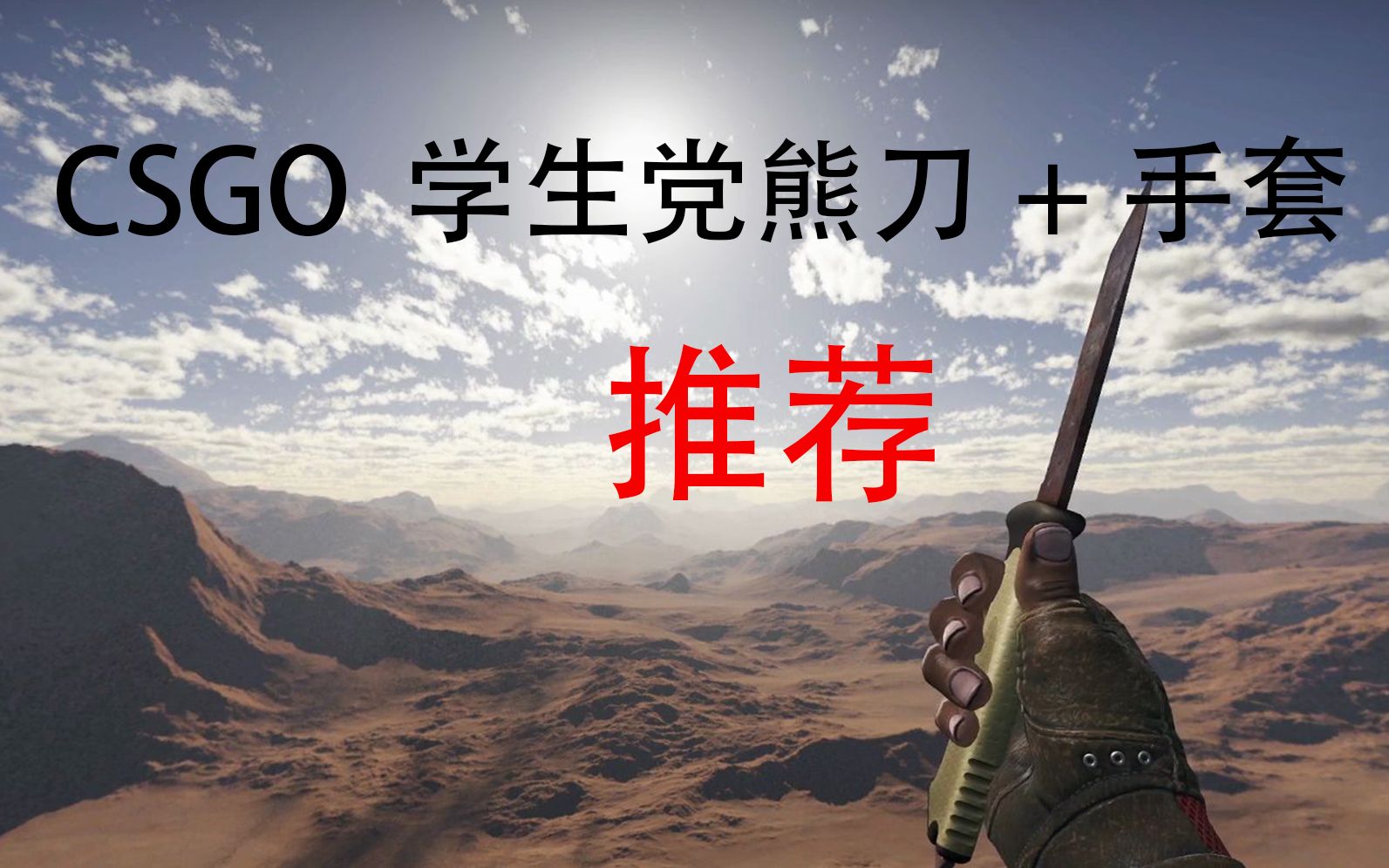 【CSGO】学生党熊刀皮肤加手套推荐 1000~2000