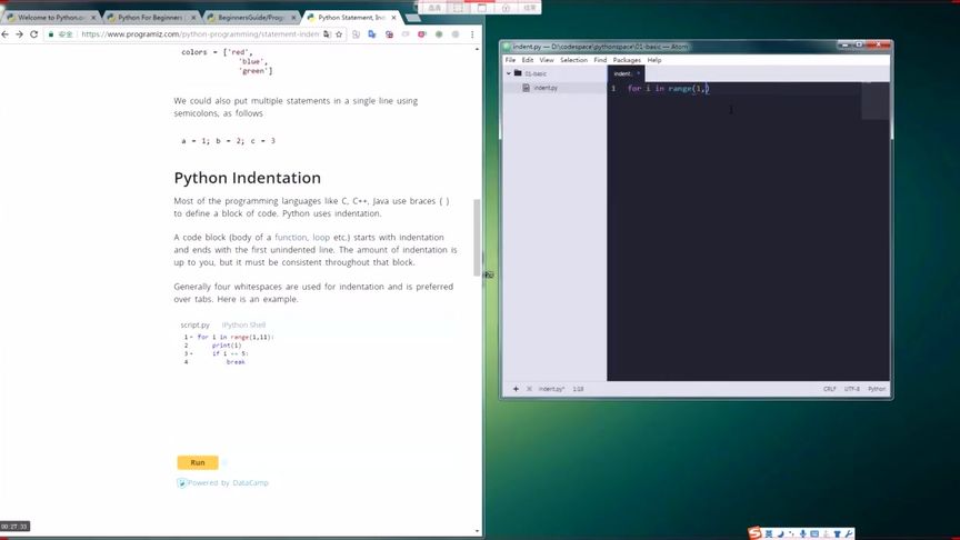 每日课程:python基本语法,数据类型
