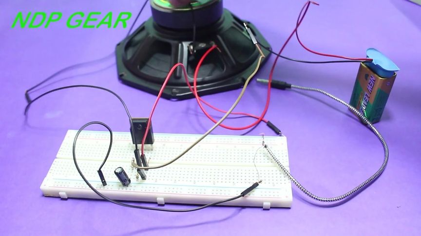 DIY教程:如何使用简单的方法做一个音频功率放大器