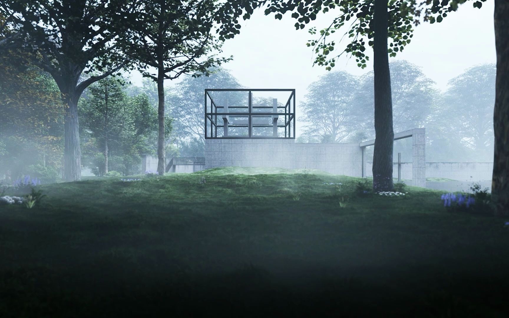 LUMION10建筑动画2-水之教堂