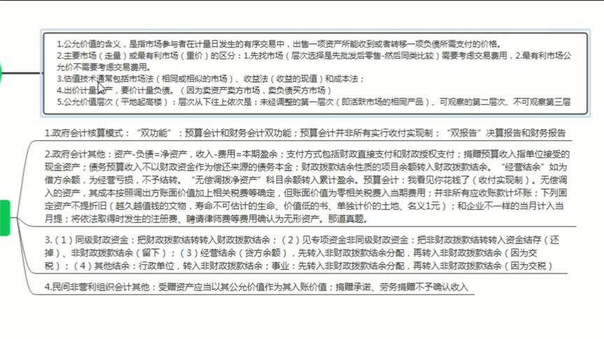 《会计》第二十九章公允价值计量三十章政府及民间非营利组织会计