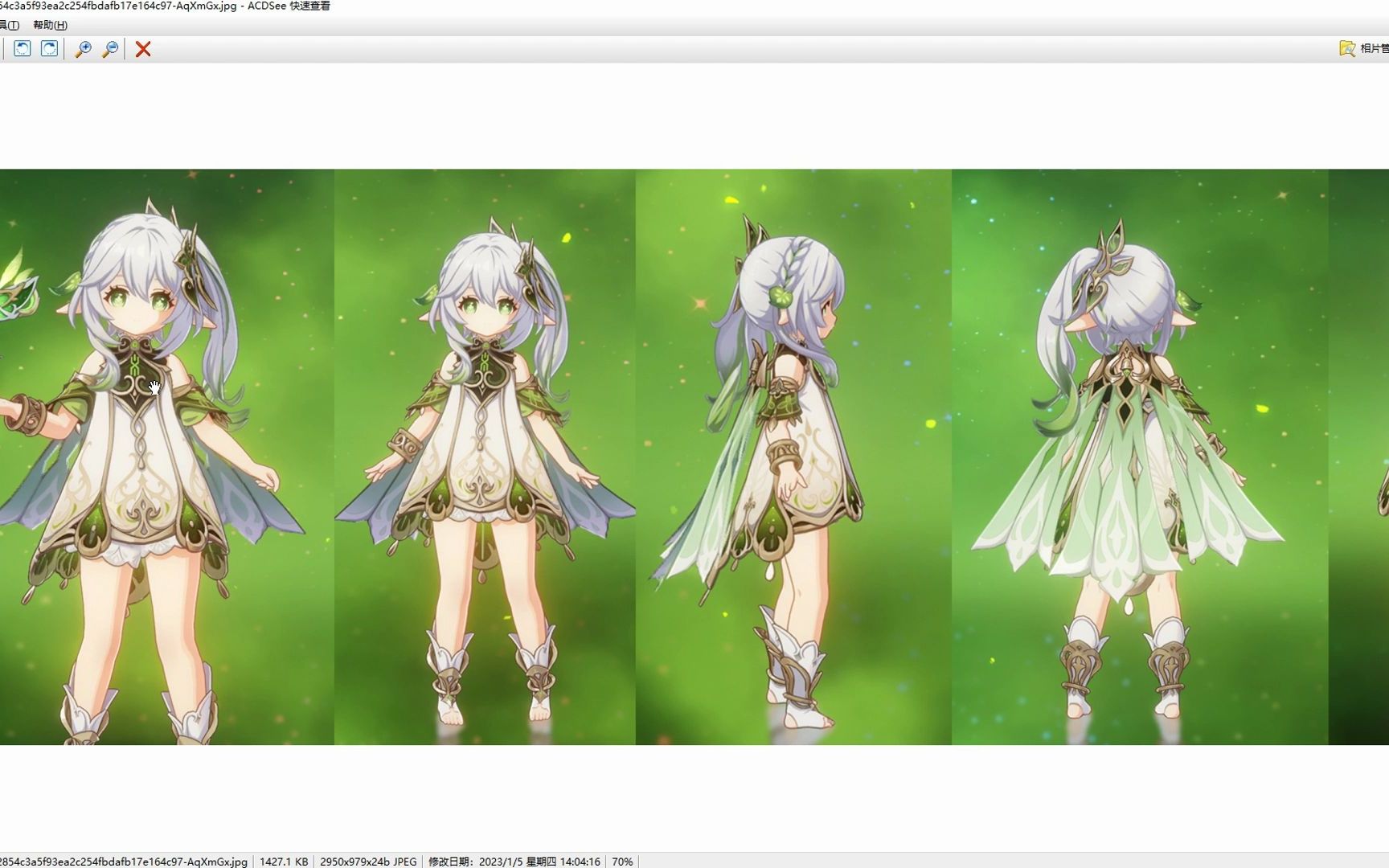 【原神角色建模教程】3Dmax手绘流程须弥草神模型教学