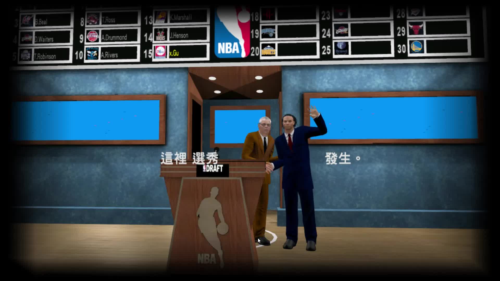 2K13 生涯模式勇士纪念球员视频