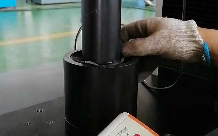 普业脚手架扣件试验机-横杆接头强度试验步骤视频