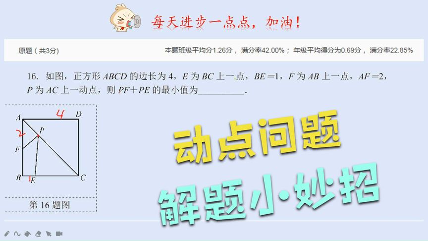 初中几何动点问题,很多学生遇见就发憷,教大家一个解题小妙招