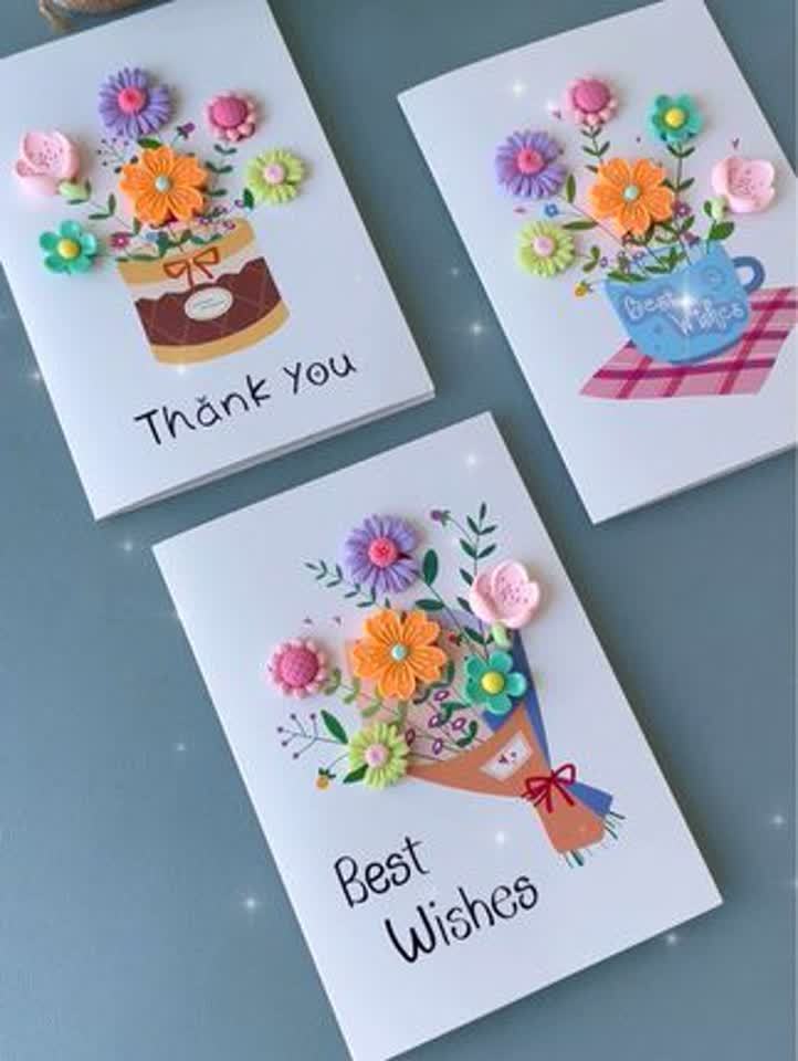 教师节快到了,这款贺卡简单又好看,心意满满,小朋友自己就能亲手为...