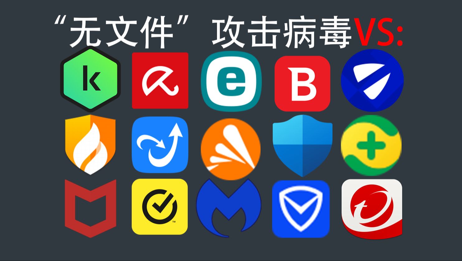 无文件攻击病毒 VS 16款主流杀软