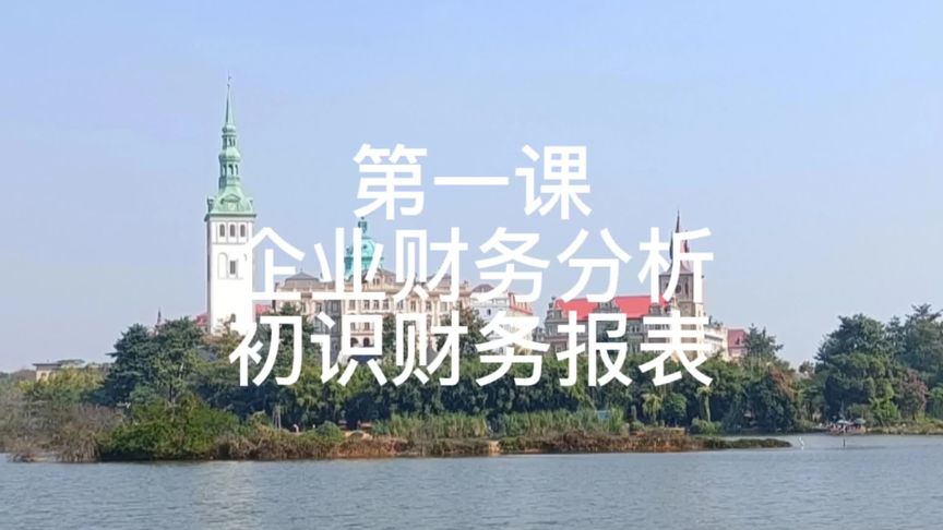 第一课 企业财务分析 初识财务报表