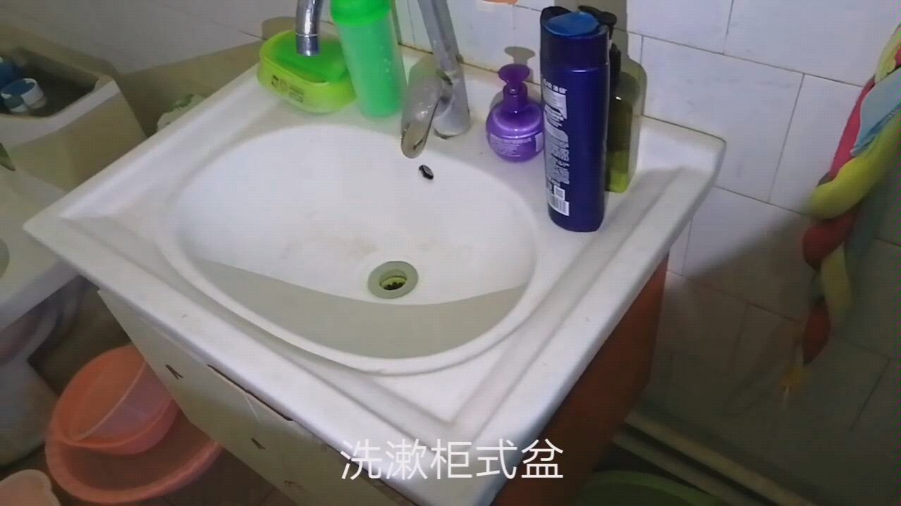 洗漱盆水龙头漏水,拆旧换新全过程,再不会就不怨我了
