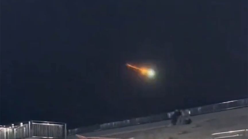 多地市民目击不明飞行物,专家:高度疑似火流星