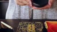 水滴形砚台礼盒装中国歙砚文房四宝书房用品老坑精品盒装砚台原石...