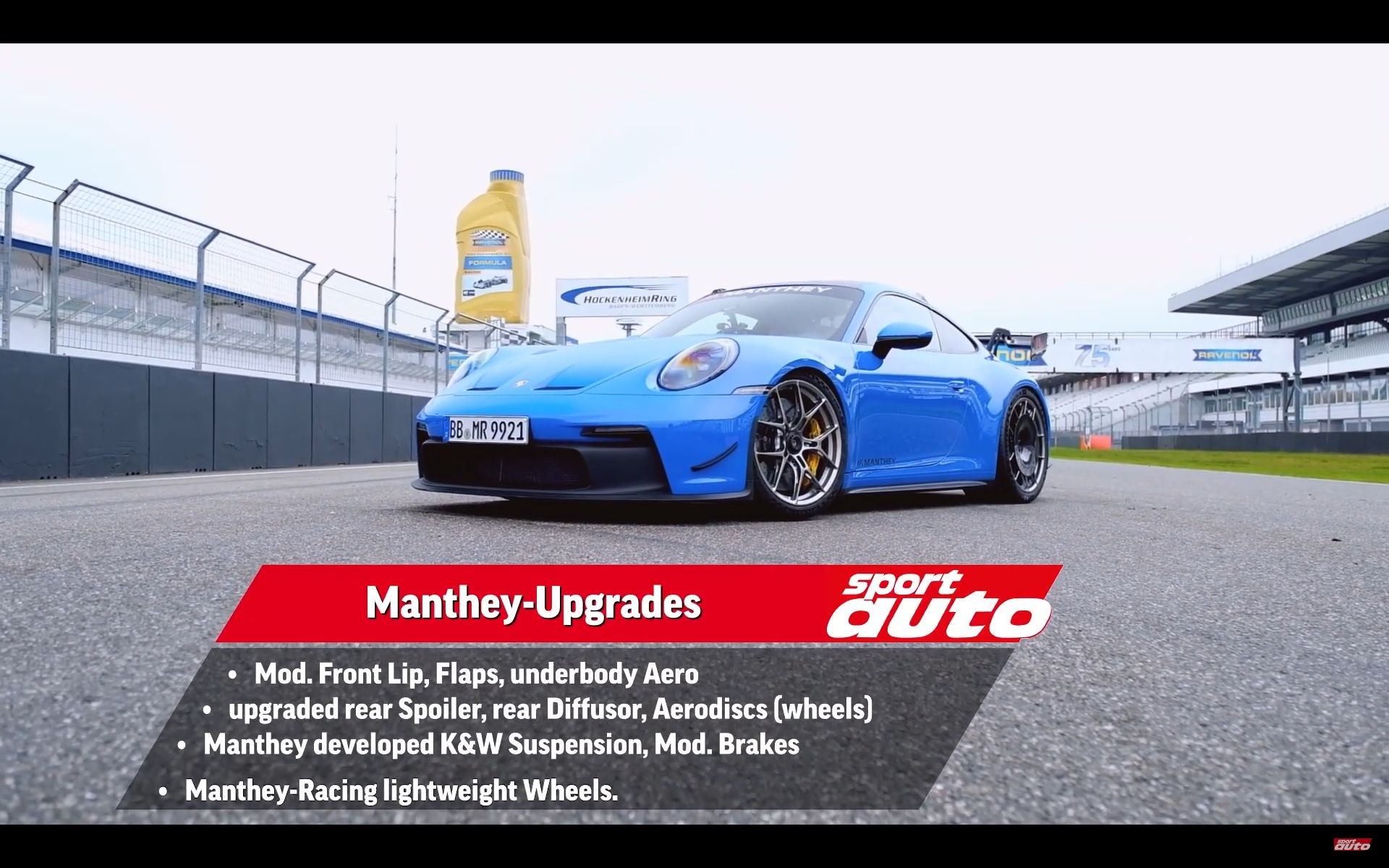 Porsche 911 GT3 Manthey-Performance-Kit | Hot Lap Hockenheim-GP ...
