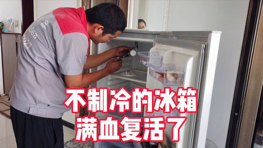 家里的冰箱坏了不制冷,20元的温控器维修师傅要80元,看看值吗