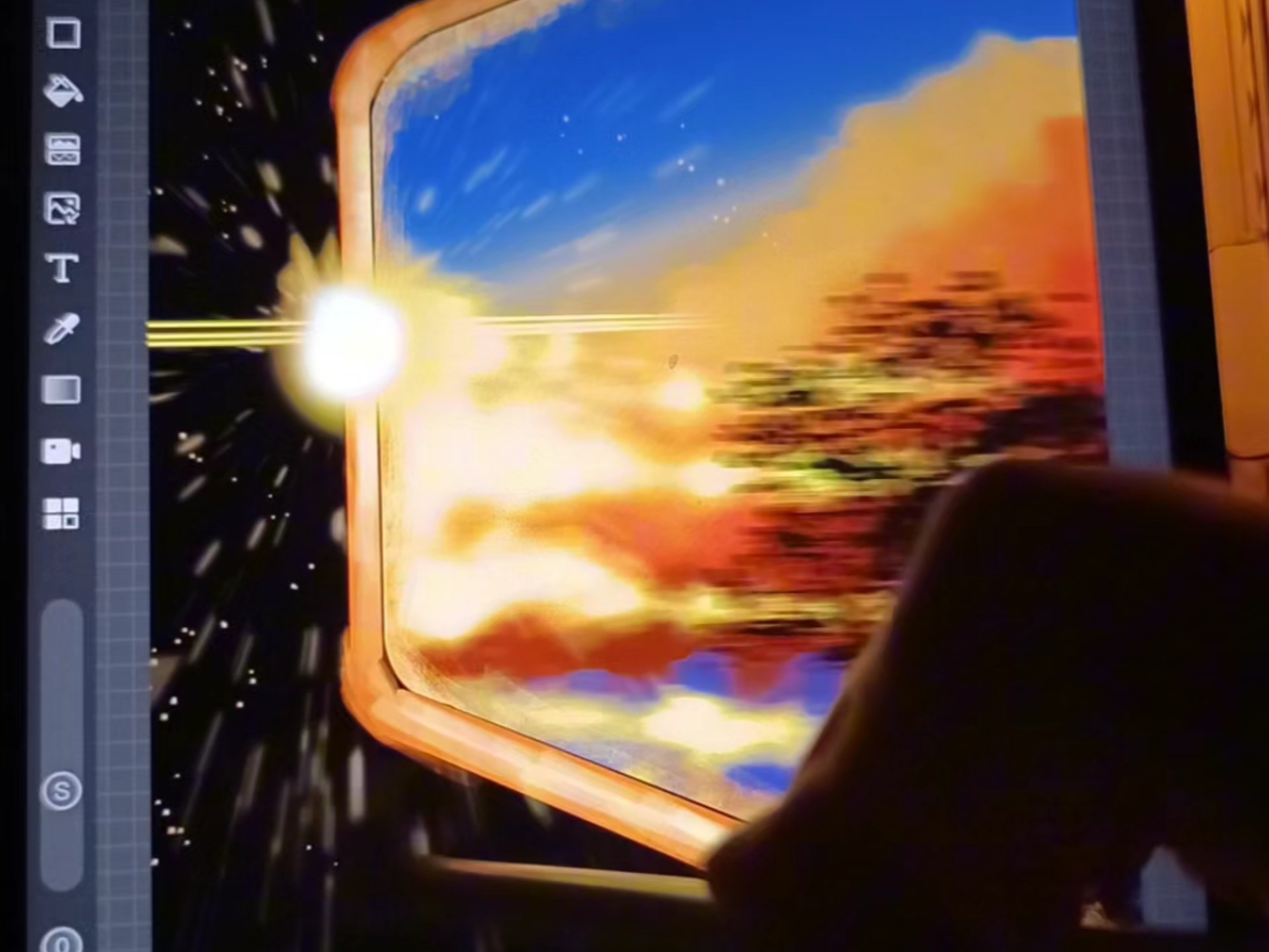 画世界Pro新手绘画教程 ‖ 微光掠影