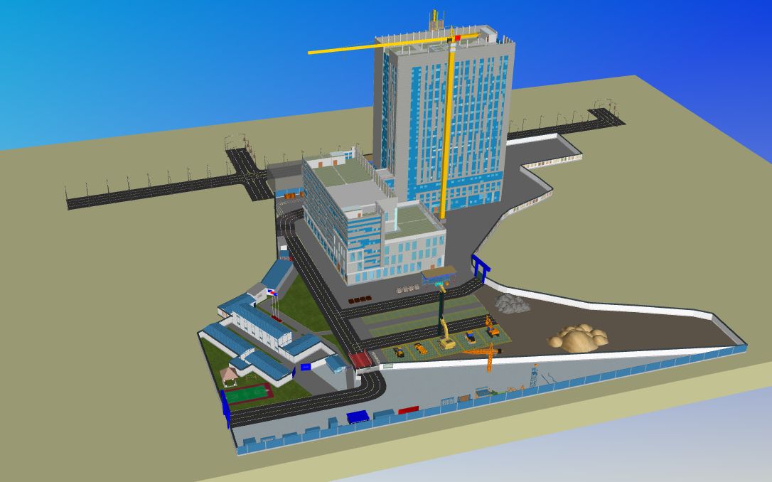 施工进度模拟动画