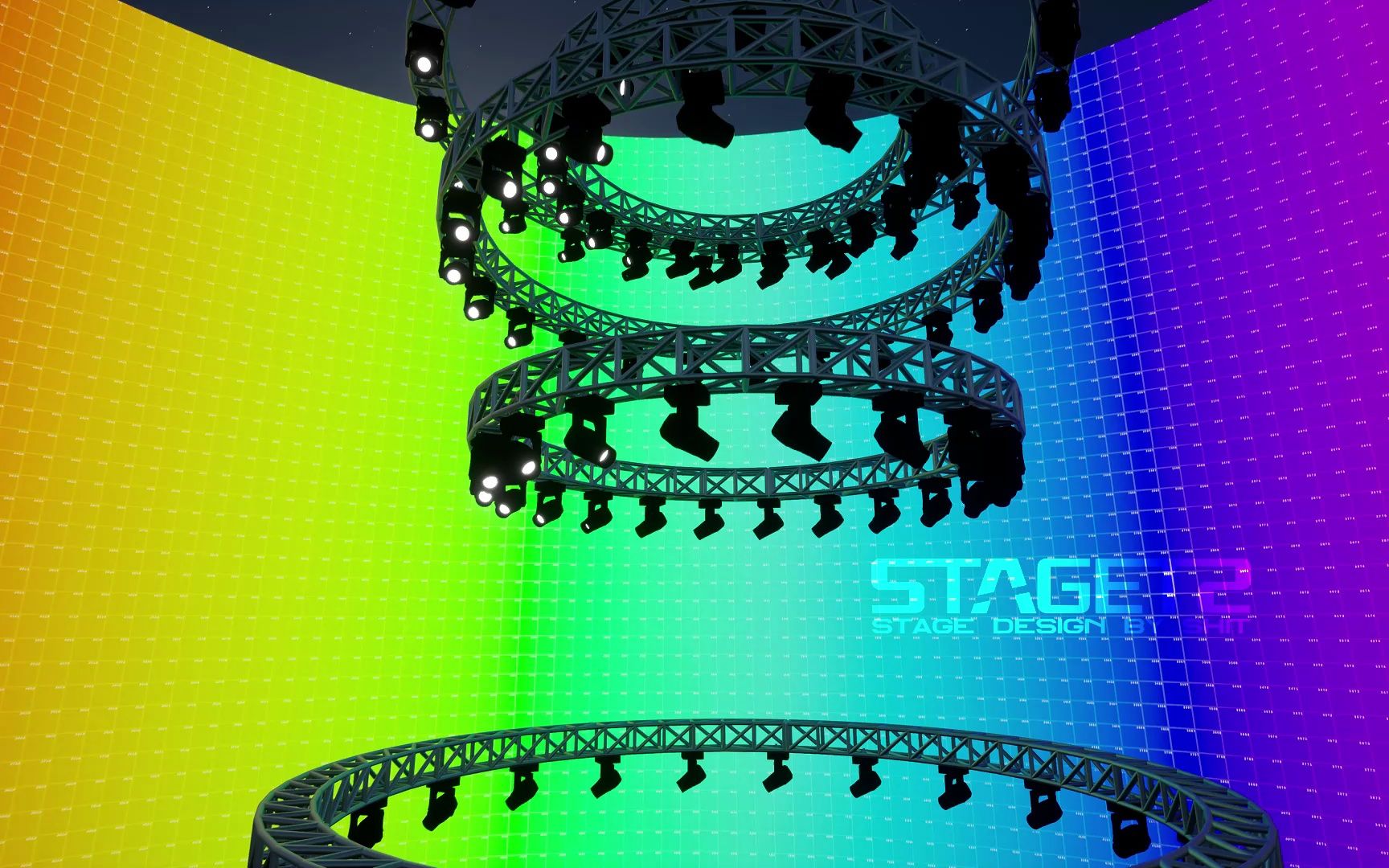 C4D STAGE插件舞美设计