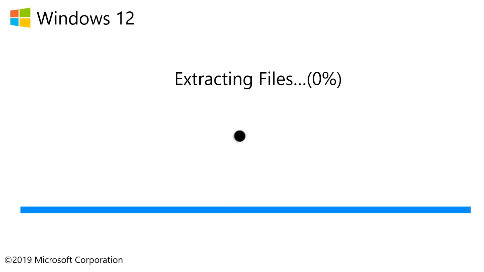 Windows 12开机激活界面