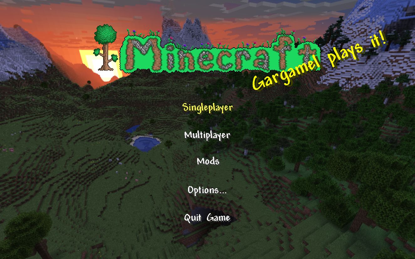 【Fancy Menu】我做了一个泰拉瑞亚游戏主界面 | 我的世界 Minecraft 1...