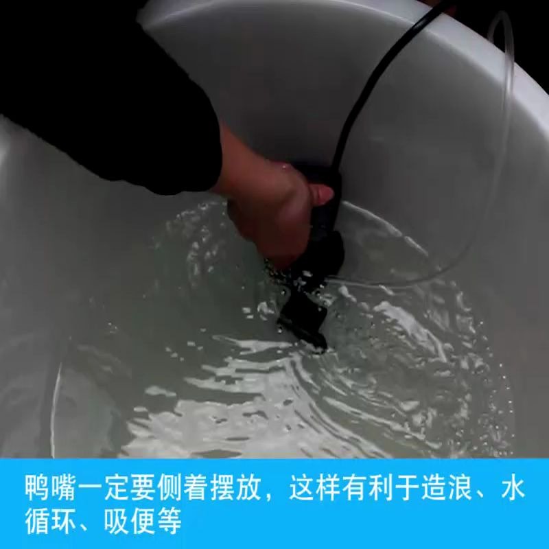 陶瓷圆形鱼缸吸便过滤器使用