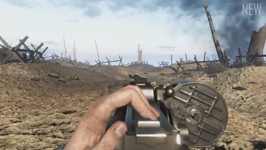 凡尔登战役:旧版本和新版本的武器射击与填装对比