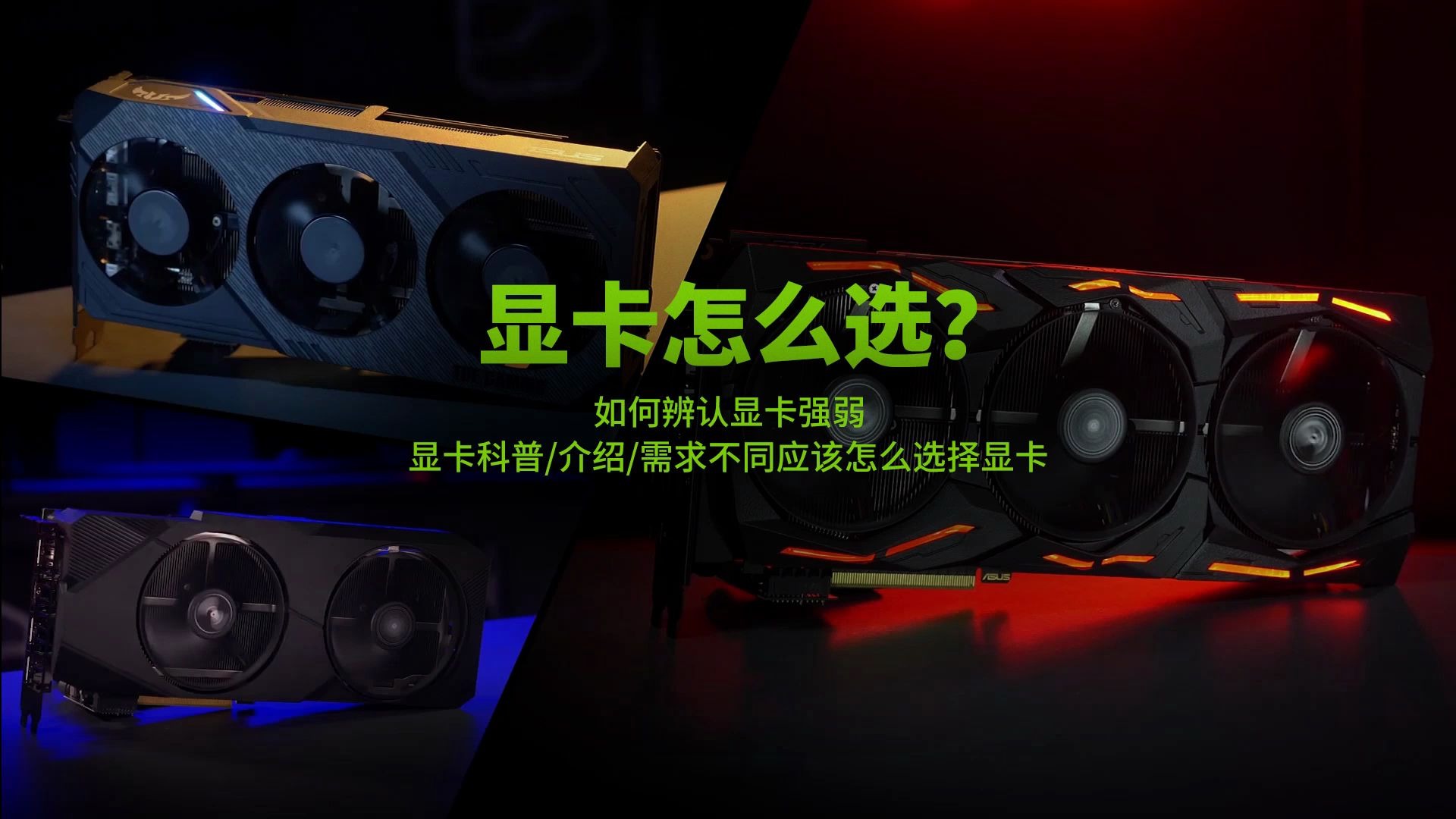 显卡怎么选?显卡科普视频,简单易懂,让你更了解显卡,选显卡不纠结