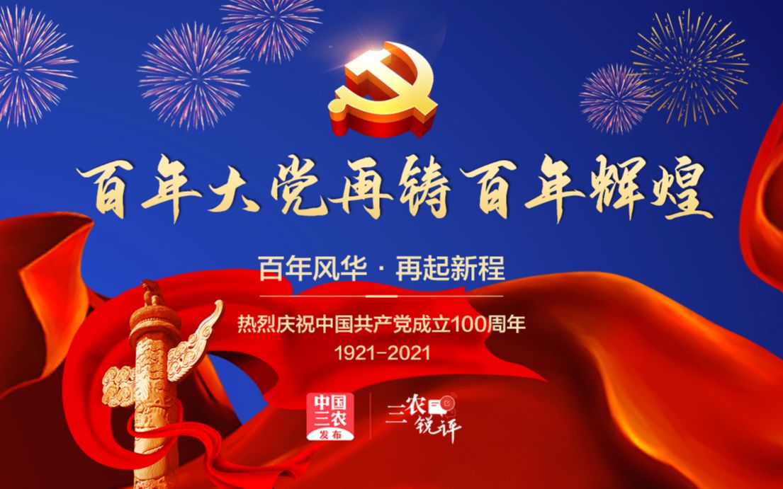 三农锐评丨百年大党,再铸百年辉煌