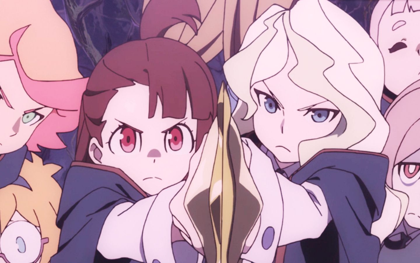 【FLASH作业】小魔女学园ed完整版 若能追逐流星