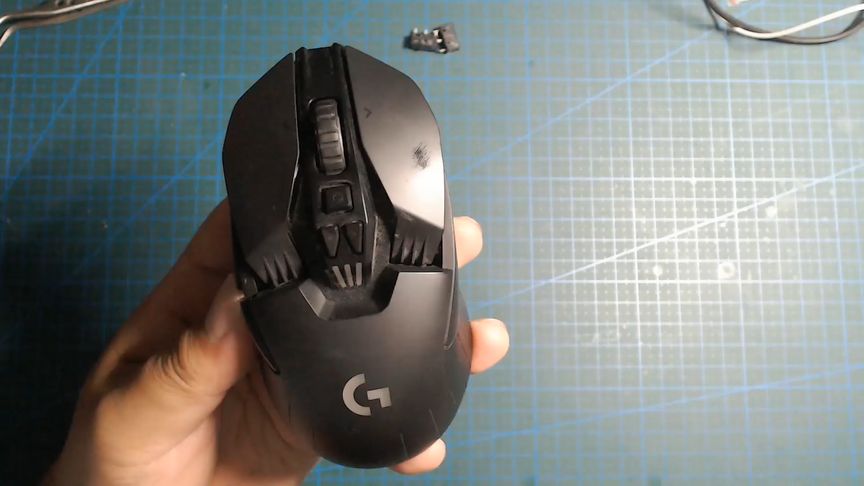 罗技G903鼠标拆装及更换凯华黑曼巴微动