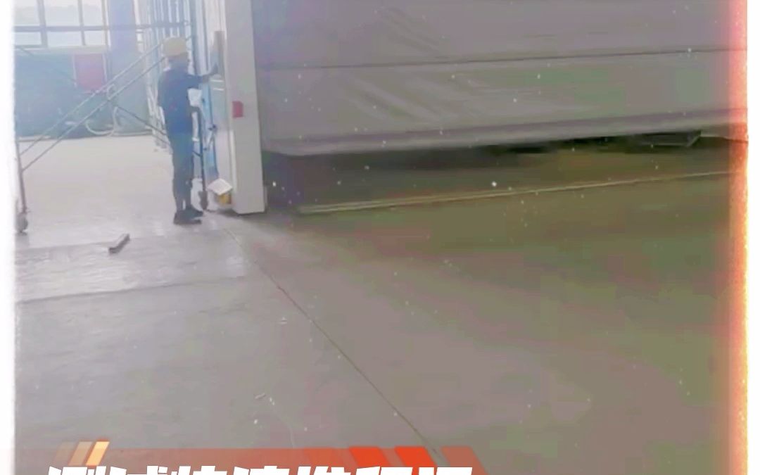 快速堆积门进行测试 #湘西伸缩喷漆房组装 #娄底快速堆积门参数 #...