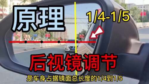 动态下讲解后视镜调节原理没有比这更好理解的了
