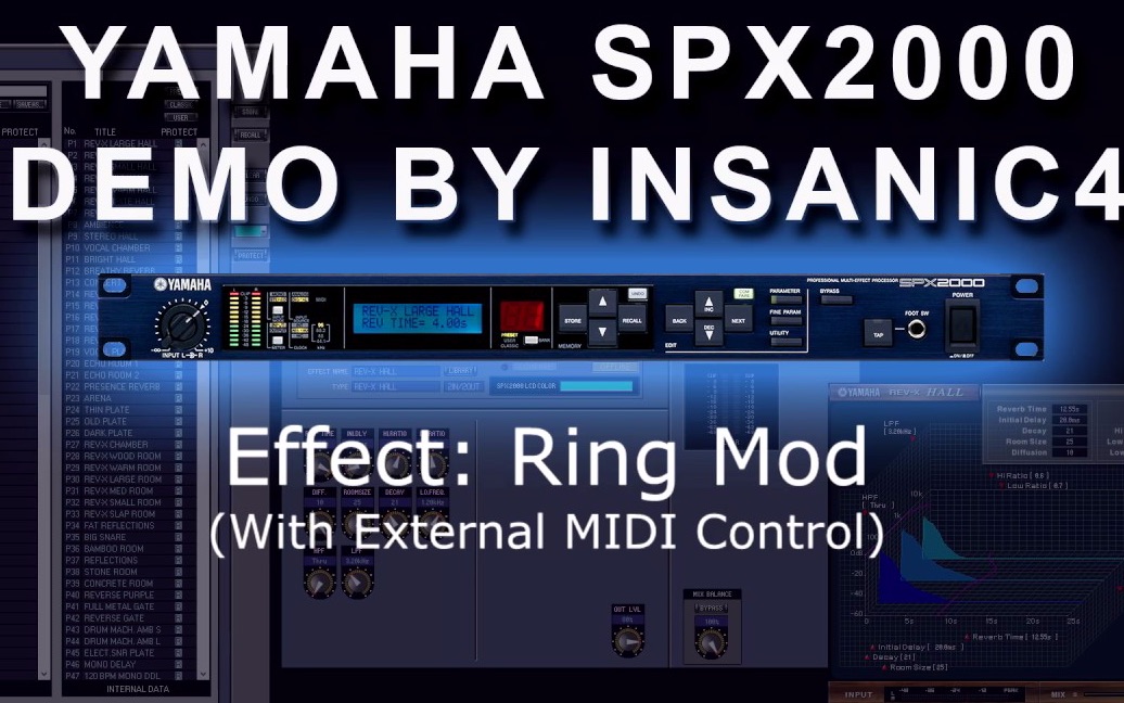Yamaha SPX2000混响试音