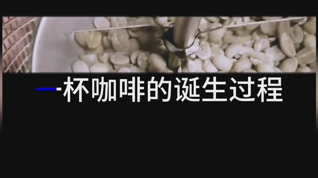 一杯咖啡的制作过程,从咖啡生豆开始