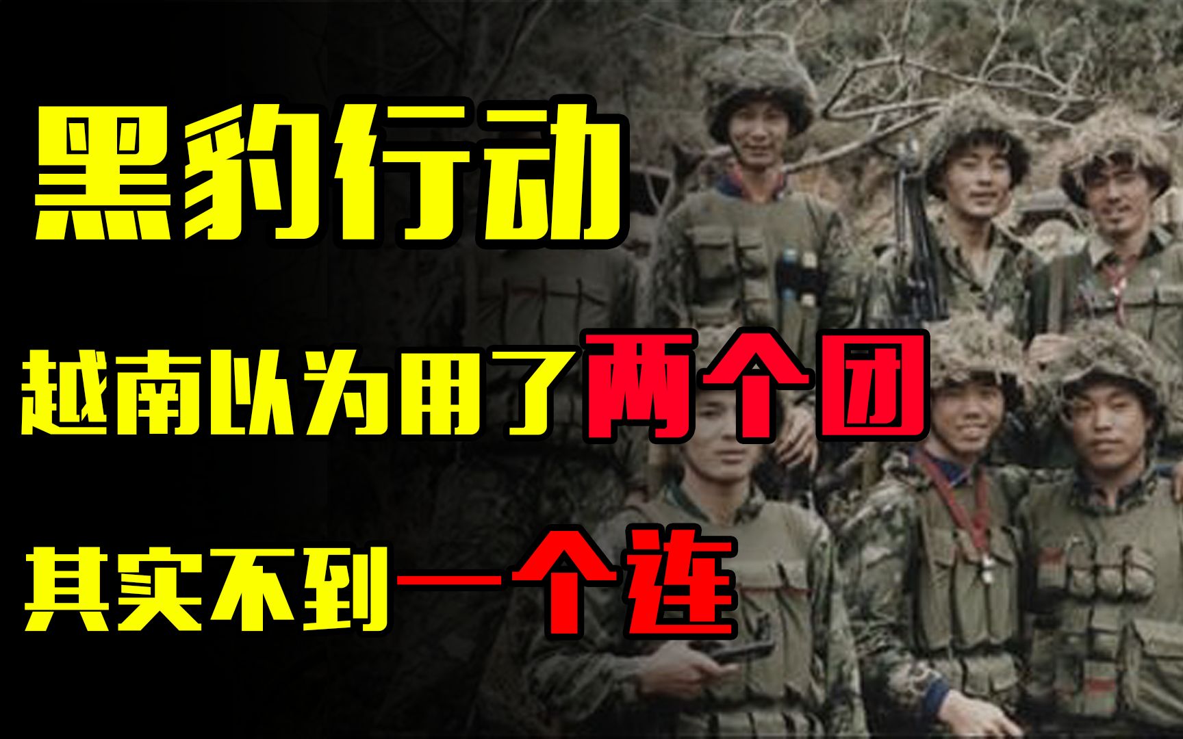 老山“黑豹行动”纪实,越南以为我们用了两团,其实不到一个连